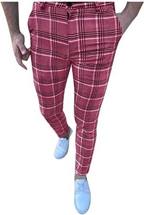 Generic Pantalon de jogging de travail pour homme - Chino en coton extensible - Coupe r&eacute;guli&egrave;re - Pantalon de travail pour homme - Pantalon en coton &agrave; coupe a