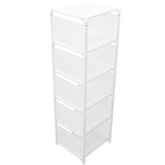 BESPORTBLE Klappbares Platzsparendes 6 Lagiges Schuhregal aus Robustem Material f&uuml;r Zuhause Schmales Organizer Regal f&uuml;r Eingangsbereich und Schuhaufbewahrung