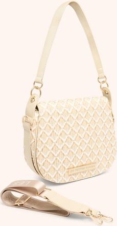 Les P'tites Bombes Damen Fabricia Lederwaren, weiß