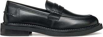 Geox Mocassins D Serida pour Femme, Noir, 36,5 UE, Noir, 36.5 EU