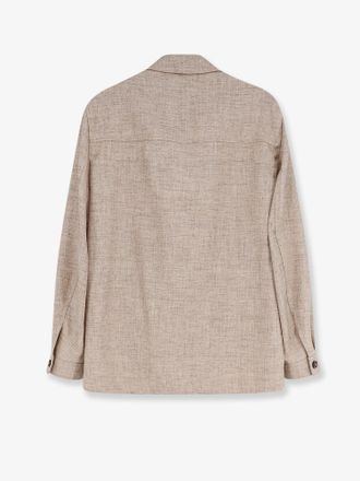 HUGO BOSS Mens Jacket Corvin Beige Virgin Wool