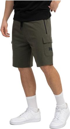 Lonsdale Herren TOTTON Shorts, Olive/Black, L