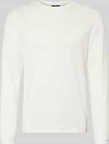 Cinque Longsleeve mit gerippten Abschl&uuml;ssen Modell BADI