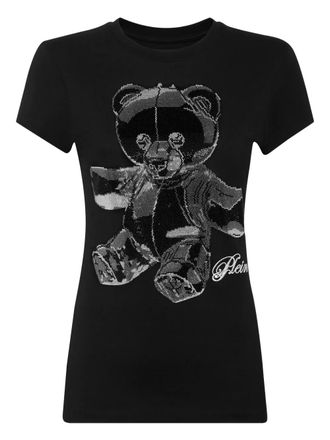 Philipp Plein t-shirt à ornements en cristal - Noir