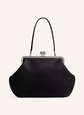 Coach Handtasche Kisslock Frame Large schwarz