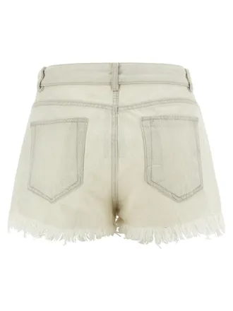 Rick Owens Denim Shorts - Beige