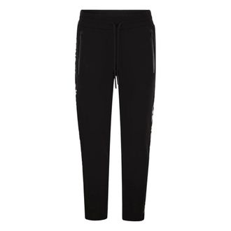 Moncler Homme, Pantalons, Noir, Taille: M Pantalons With Logo
