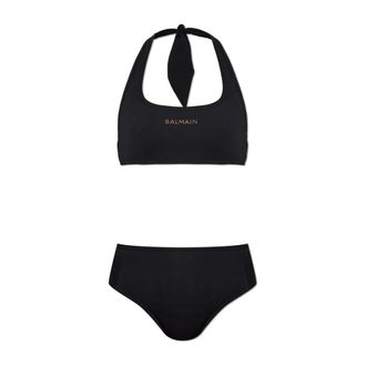 Balmain Femme, Maillots de bain, Noir, Taille: 44 FR Maillot de bain une pi&egrave;ce