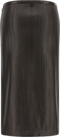 Tom Ford Lamb Leather Skirt - Brown