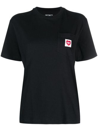 Carhartt Work in Progress T-Shirt aus Bio-Baumwolle - Schwarz