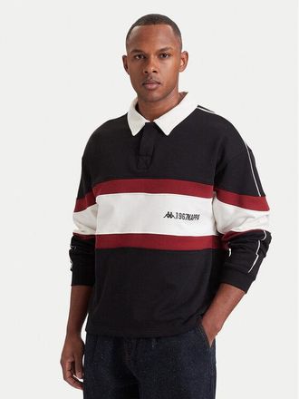 Kappa Poloshirt 37284HW Schwarz Comfort Fit