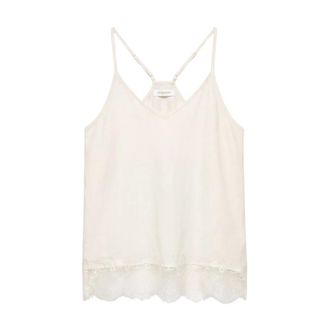 Alchemist Mia &Auml;rmelloses Top - - Tops - Damen - Wei&szlig; - M