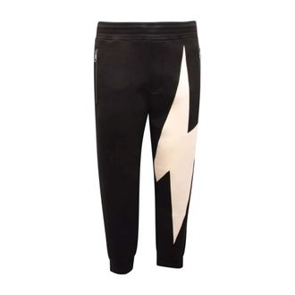 Neil Barrett Tri-Colour Bolt Sweatpants - - Trousers - Herren - Schwarzk - M