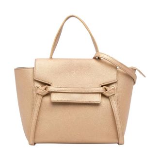Celine Sac port&eacute; main Pre-owned - Femme - Pre-owned - Beige - Taille: ONE Size