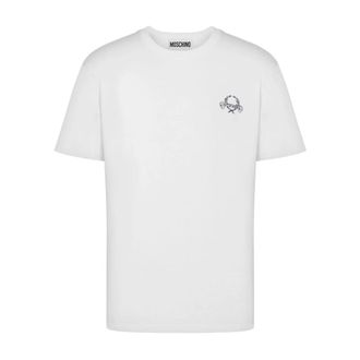 Moschino Classic Logo T-Shirt - - Tops - Herren - Wei&szlig; - 2XL