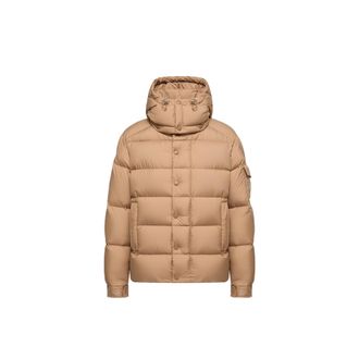 Moncler Moncler Doudoune Courte &Agrave; Capuche Maya 70, Femme, Beige, Taille: 00