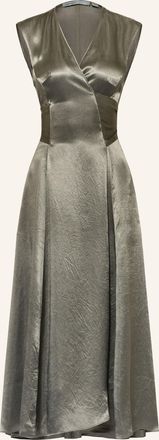 AllSaints Allsaints Wickelkleid Jeanne Aus Satin gruen