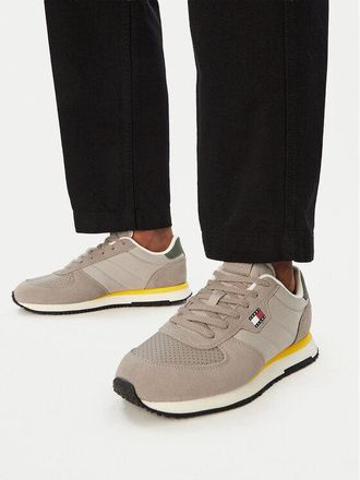 Tommy Jeans Sneakers Tj Runner Flag Mix EM0EM01774 Beige