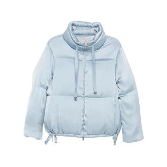Herno Satin Finish Padded Jacket - - Jackets - Damen - Blau - L
