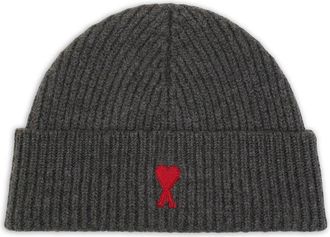 Ami Beanie With Red Ami de Coeur