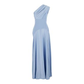 Solace London Gabriela One-Shoulder Maxikleid - - Dresses - Damen - Blau - 2XS