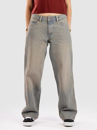 Dickies Leesburg Mid Waist Baggy Straight Jeans bleu