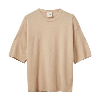 The Garment Como Oversized Tee - - Tops - Damen - Beige - 3XS