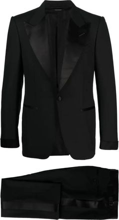 Tom Ford Homme, Costumes, Noir, Taille: 2XL Single Breasted Suits