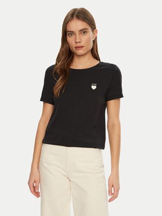 Jacqueline de Yong T-Shirt Kitty 15318845 Schwarz Regular Fit