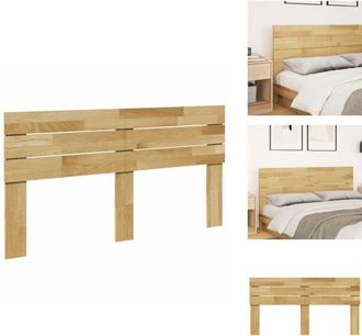 vidaXL Kopfteil 140 cm Massivholz Eiche - Kopfteil - Kopfteile - Bettkopfteil - Bettkopfteile