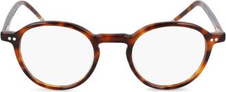 Paul Smith Brille mit rundem Gestell - Braun