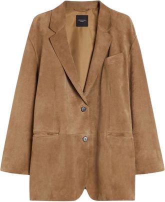 Max Mara Femme, Vestes, Beige, Taille: 40 FR Rolanda