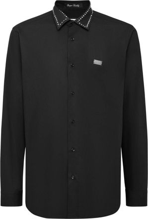 Philipp Plein Hemd mit Nieten - Schwarz