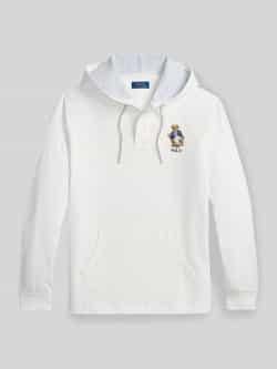 Polo Ralph Lauren Relaxed Fit Hoodie aus reiner Baumwolle mit Polo-Bear-Stitching