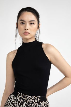 Lovjoi Damen vegan Top Melisandrine Black