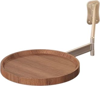 Generic Wandmontierter Schreibtisch - Wandmontagetisch | Wandklapptisch | Wandmontierter runder Tisch | Wohnzimmer Schreibtisch | 180 ° Drehung faltbarer Couc