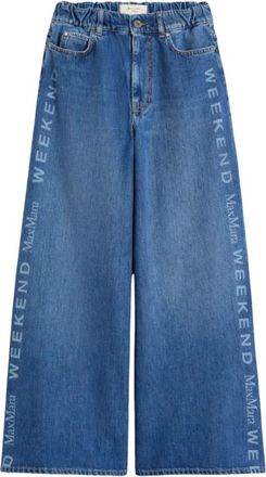 Max Mara Femme, Jeans, Bleu, Taille: 38 FR Wide Jeans