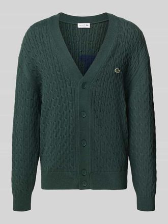 Lacoste Cardigan mit gro&szlig;em R&uuml;ckenlogo