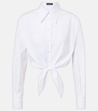 Dolce & Gabbana Cropped-Hemd aus Baumwolle