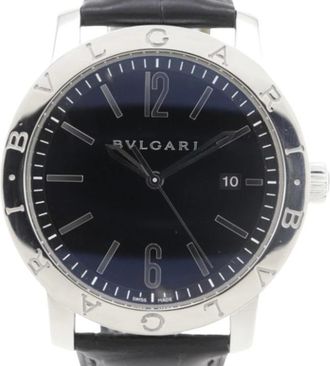 Bulgari Pre-owned Bb41Bsld Montre en Acier Inoxydable - Homme - Pre-owned - Gris - Taille: ONE Size