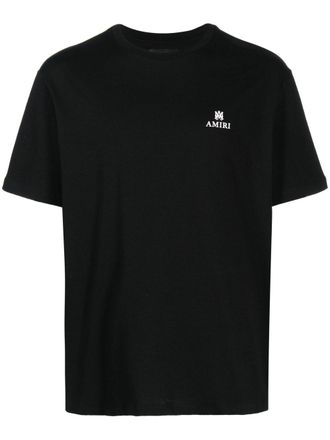 Amiri T-Shirt mit Logo-Print - Schwarz