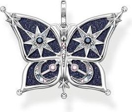 Thomas Sabo Pendentif seuls argent sterling Oxyde de Zirconium femme, Argenté, 3cm - PE929-945-7
