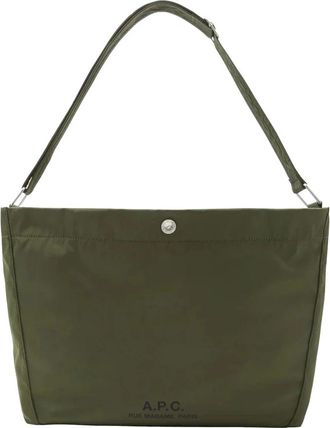 A.P.C. Journal Satchel - - Bags - Damen - Gr&uuml;n - ONE SIZE