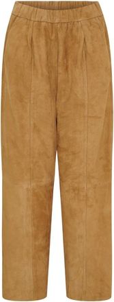 Notyz Notyz - Pantalon large - Femme - Pantalons - Brun - Taille: 42 FR