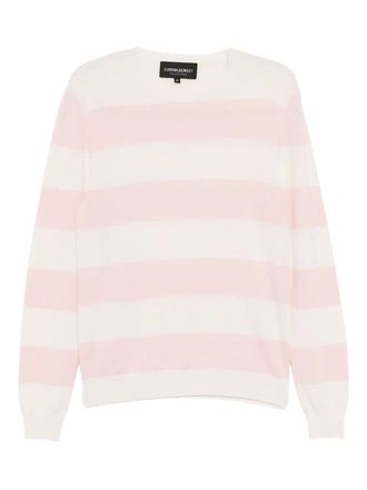 Cynthia Rowley haut ray&eacute; Lucky - Tons neutres
