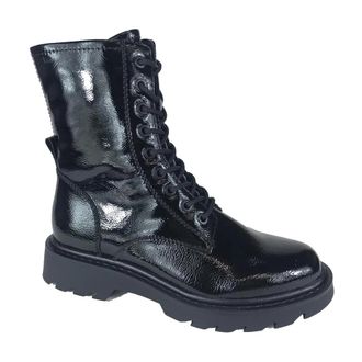 Tamaris Stylische Schn&uuml;rstiefel - - Shoes - Damen - Schwarzk - 41 EU