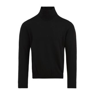 Malo Ciclista Rasato Basico Rollkragenpullover - - Knitwear - Herren - Schwarzk - M