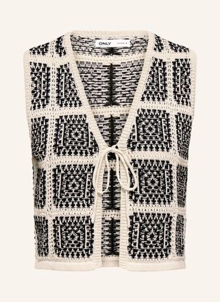 Only Strickweste schwarz