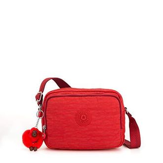 Kipling Silen, Sacs bandoulière femme, Rouge (Active Red)