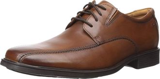 Clarks Herren Tilden Walk Oxford-Schuh Derby, Dunkelbraunes Leder, 49.5 EU